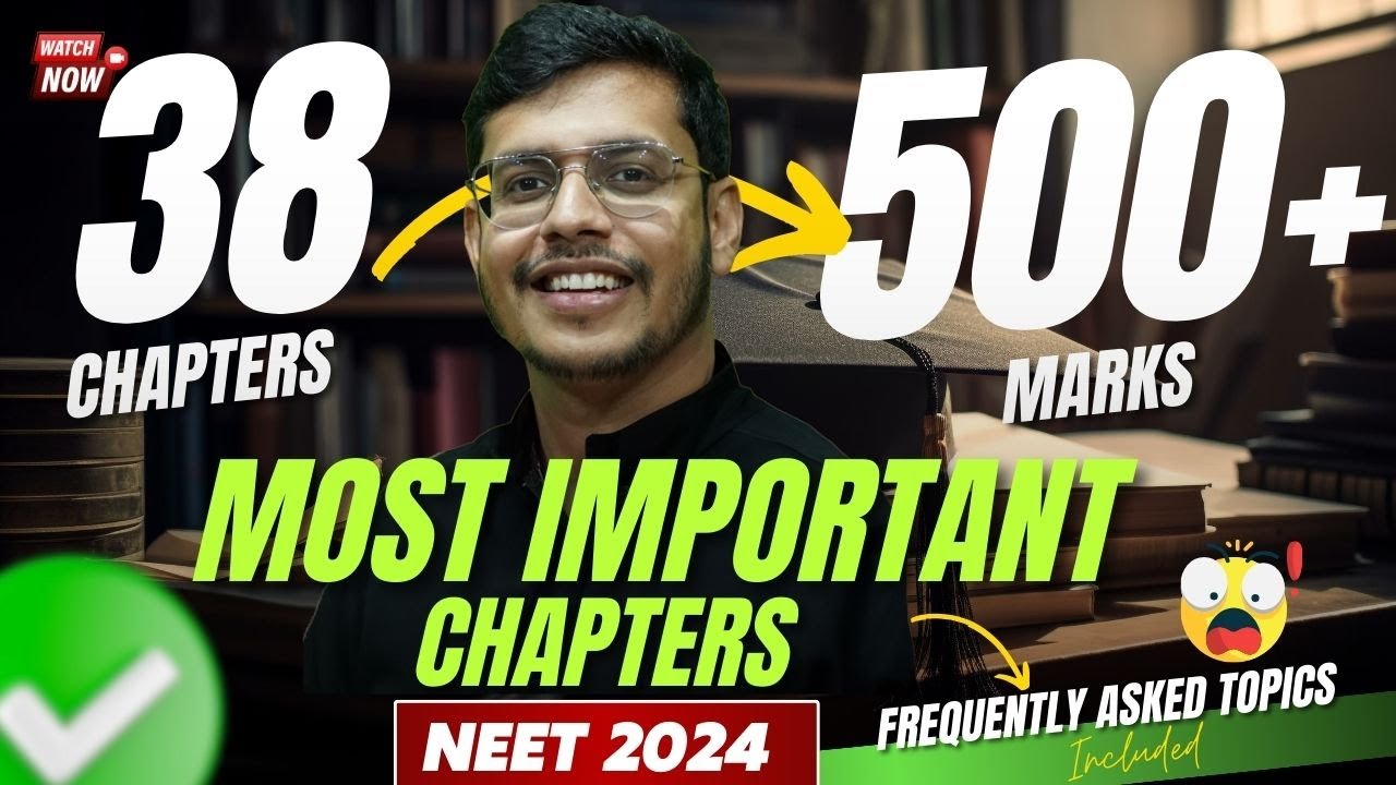 Most Important Chapters For NEET 2024 | Based on Latest NEET Syllabus ...