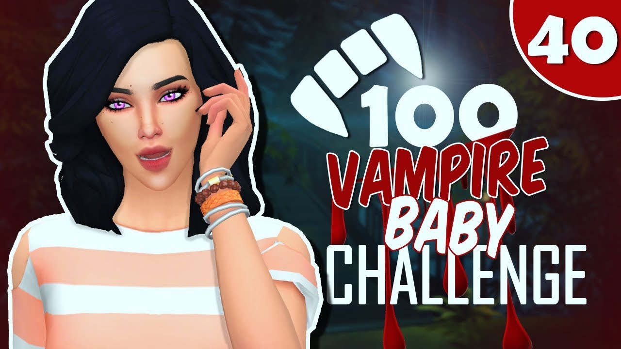 The Sims 4: 100 Vampire Baby Challenge | Ep.40 | BABY SHOWER - YouTube