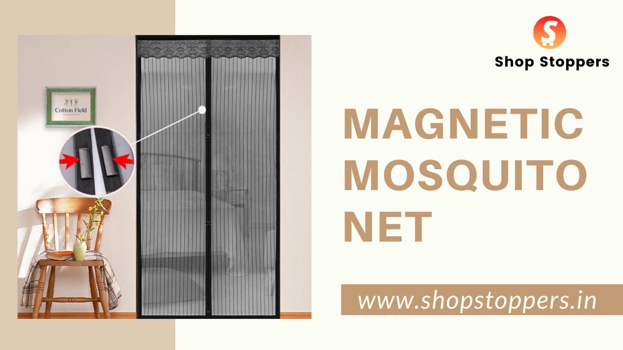 Magnetic Mosquito Net for Doors and Windows || Shop Stoppers ...