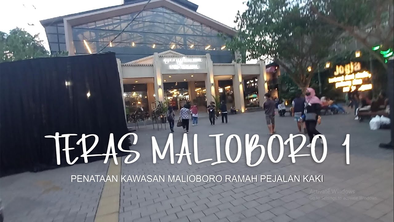 TERAS MALIOBORO 1 PENATAAN PKL PEDESTRIAN - YouTube