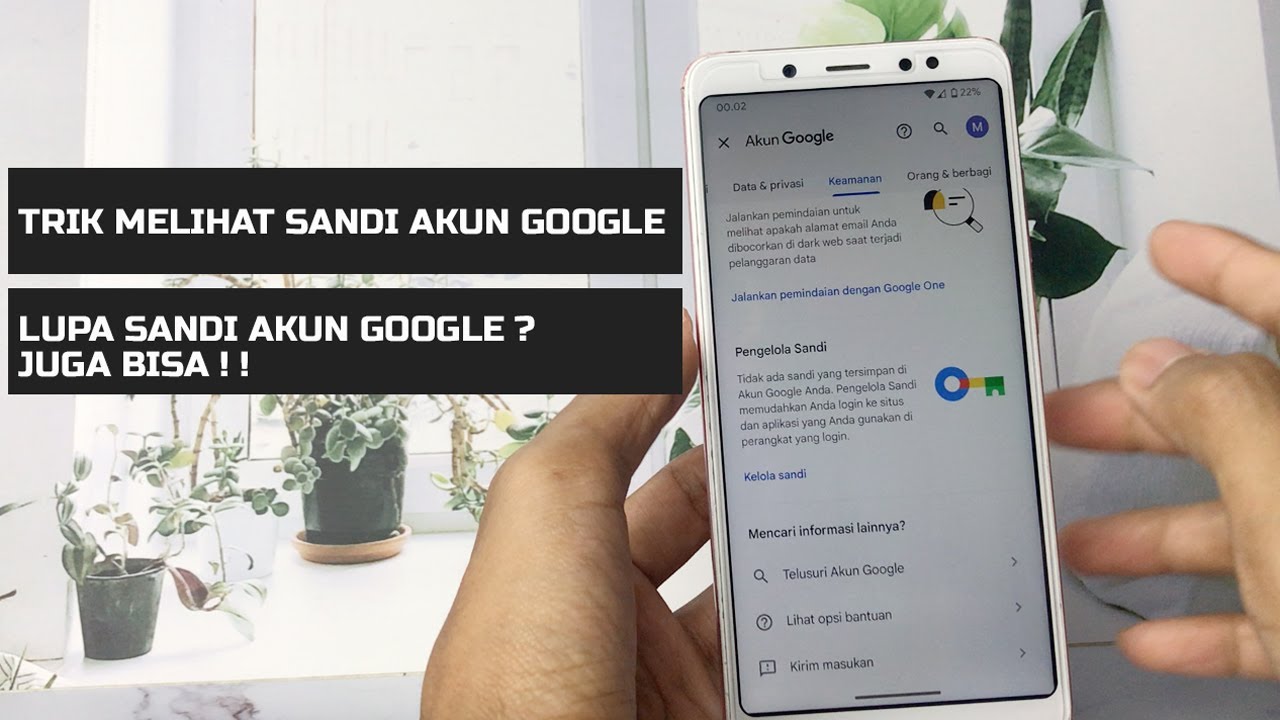 cara melihat sandi akun google pasti bisa!!! - YouTube