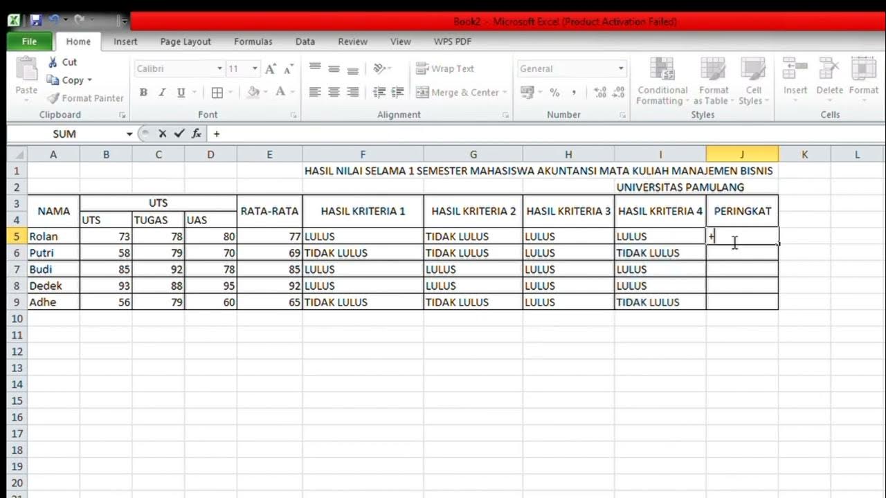 TUTORIAL CARA MENGGUNAKAN RUMUS VLOOKUP,HLOOKUP & IF And Or Not Pada Microsoft Excel - YouTube