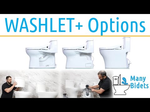 How to Choose a WASHLET+ Bidet Toilet | Comparison - how are they different?