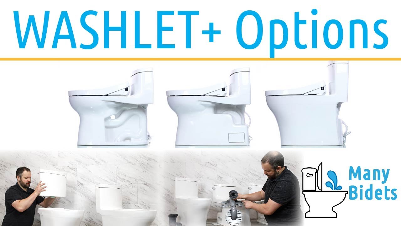 How to Choose a WASHLET+ Bidet Toilet | Comparison - how are they ...