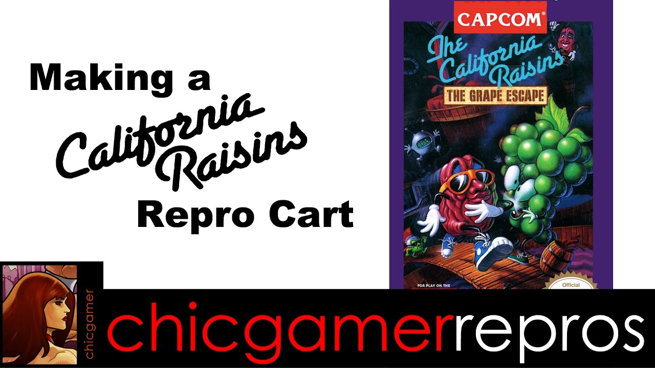 Making a California Raisins Repro Cart for the NES - YouTube