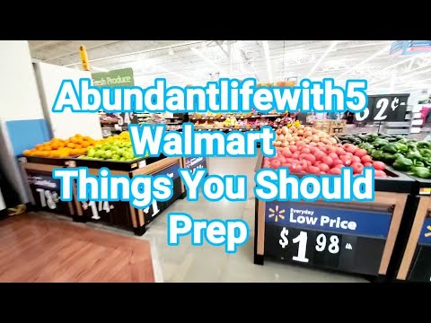 Weekly Walmart Food Storage Prepping Haul Things You Should Prep What's ...