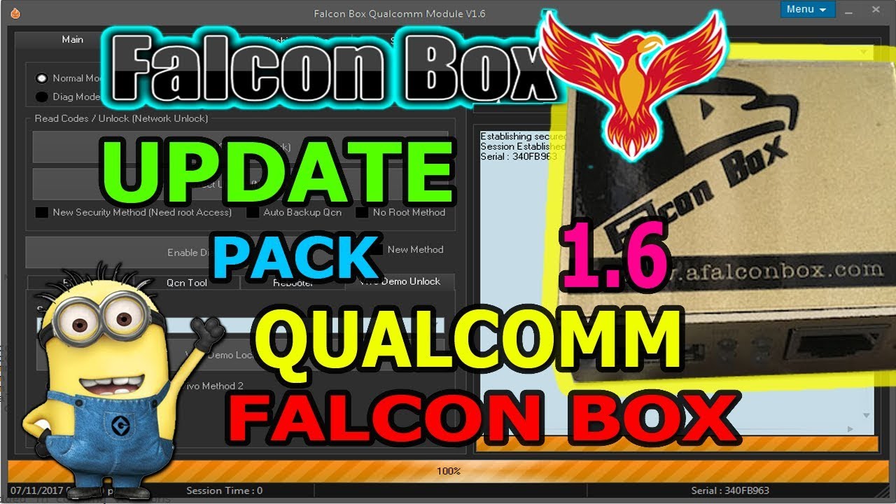 PACK QUALCOMM 1.6 FALCON BOX - YouTube