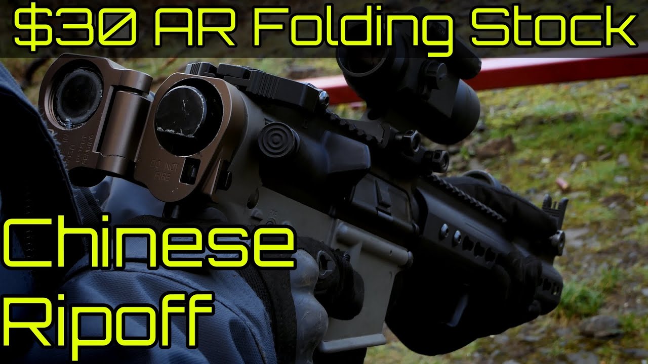 $30 Wish & Ali Express AR15 Side Folding Stock Adapter – Cheapest ...