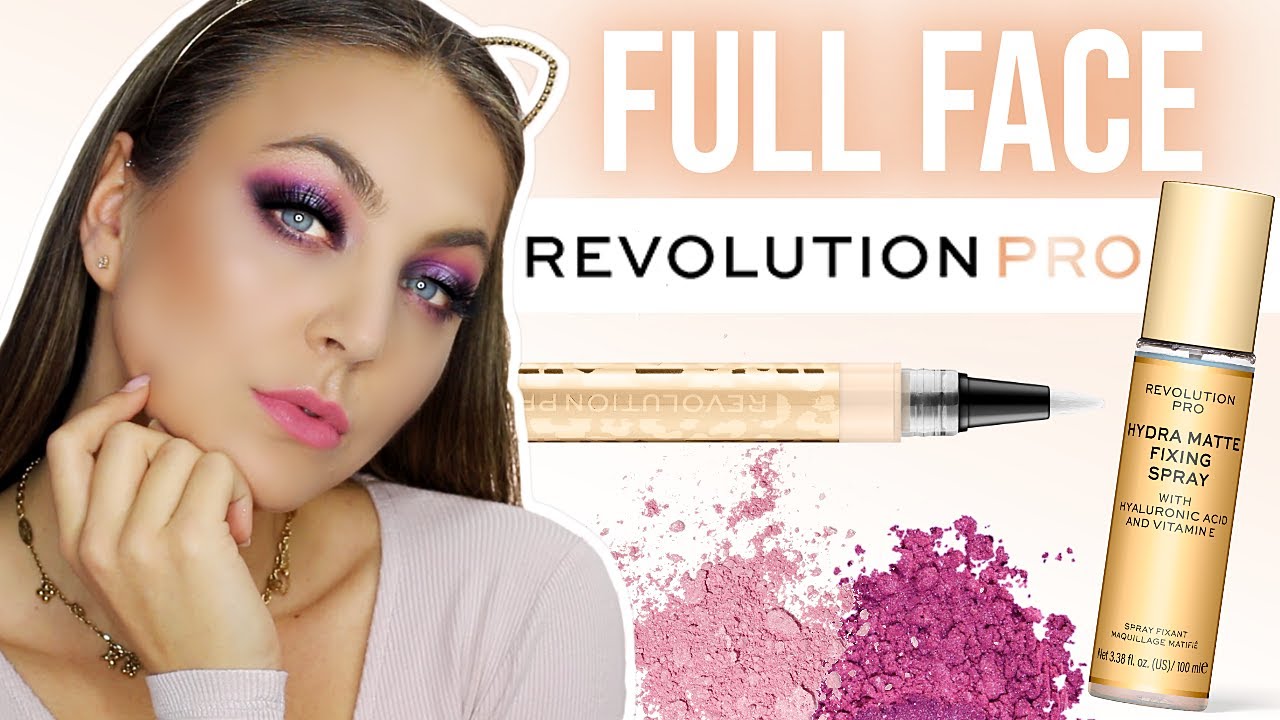 Full Face only using REVOLUTION PRO Makeup Tutorial deutsch - YouTube