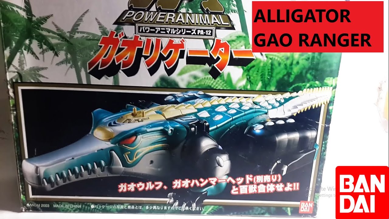 Review DX Alligator Gao Ranger Power Animal - Power Rangeres Wild Force ...