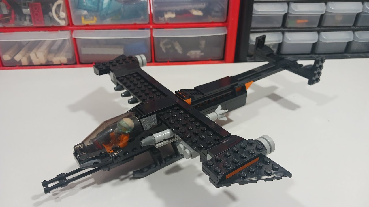 Martian HI-41 VTOL Gunship Build Tutorial! | A Futuristic Lego Moc ...