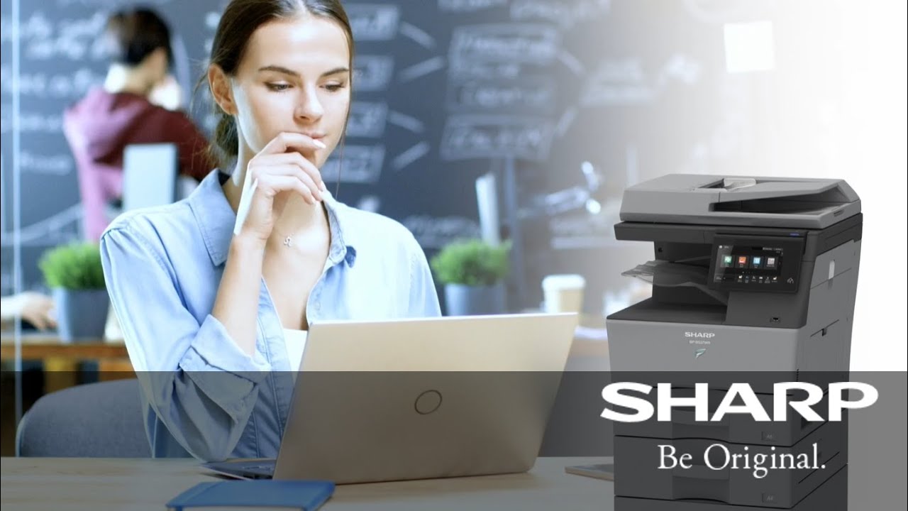 Improve Efficiency with Sharp BP-B547WD and BP-B537WR Multi Function Printers - YouTube