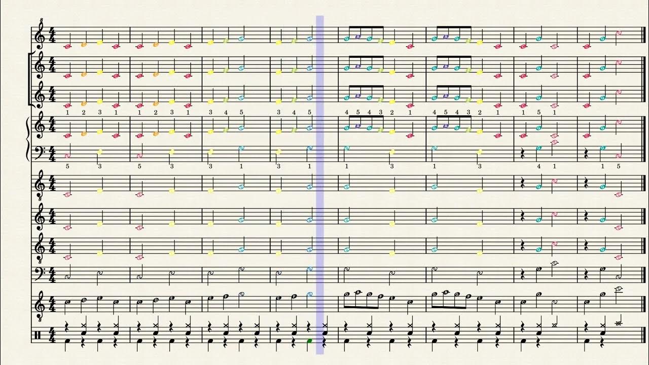 Frère Jacques - ORFF Boomwhackers - YouTube