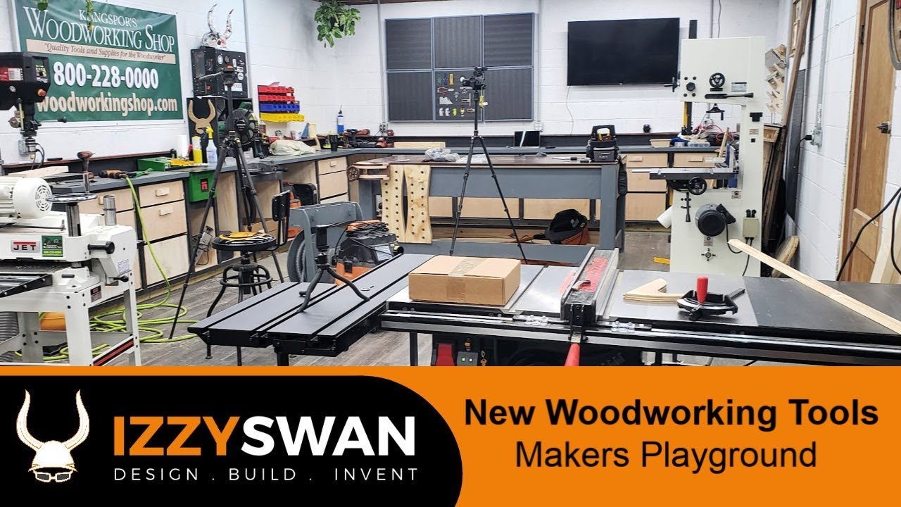 New Woodworking Tools for The Shop | Makers Playground - YouTube