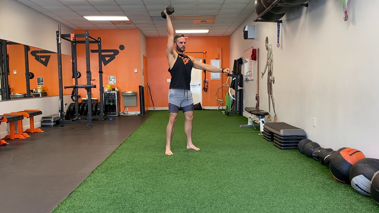 Squat w/ SA Press - YouTube