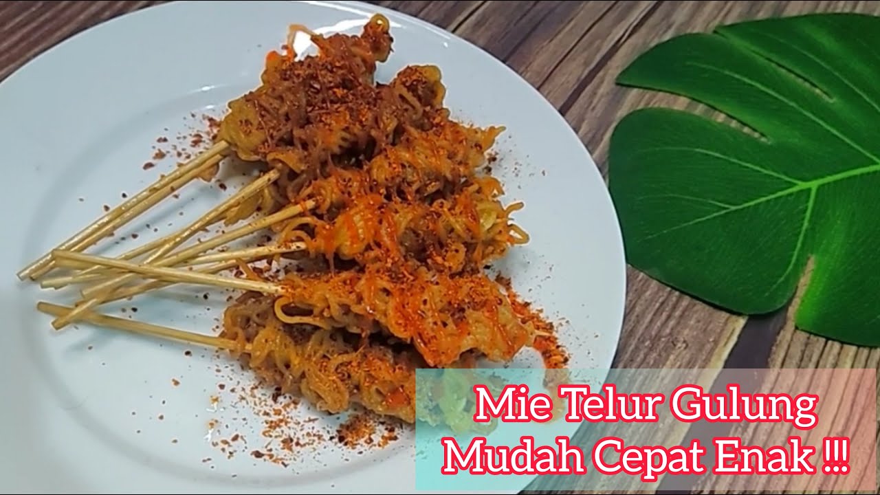 Resep Mie Telur Gulung Mudah Cepat Enak Semua Pasti Bisa !!! - YouTube