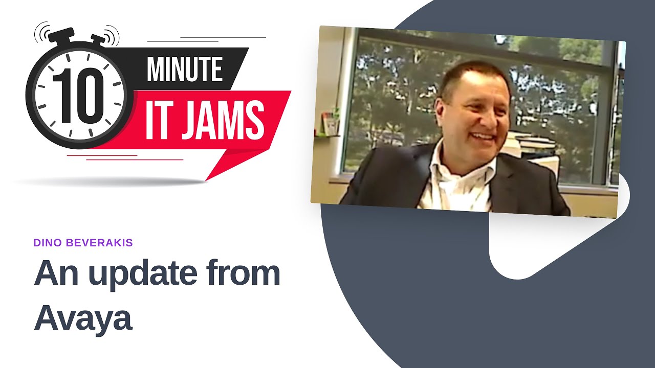 10 Minute IT Jams - An update from Avaya - YouTube