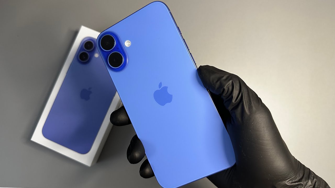 iPhone 16 Unboxing & Review | Blue - YouTube