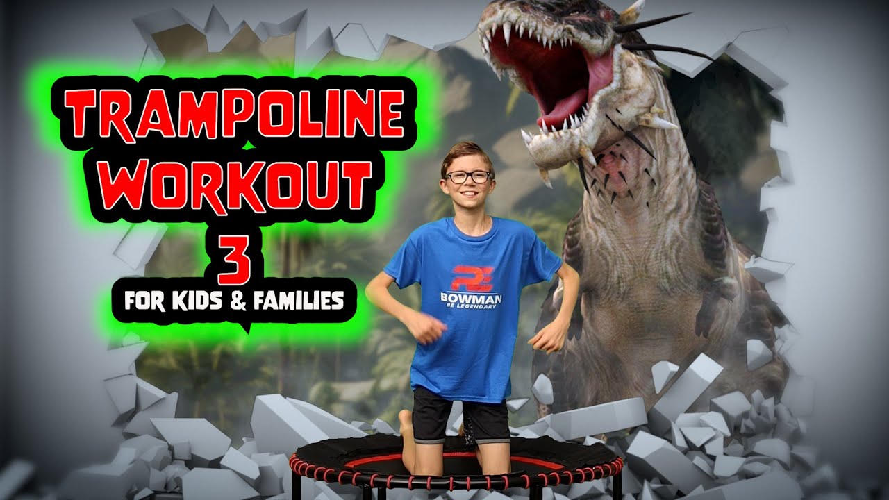 Trampoline Workout Part 3 | Trampoline Workout For Kids | PE Bowman ...