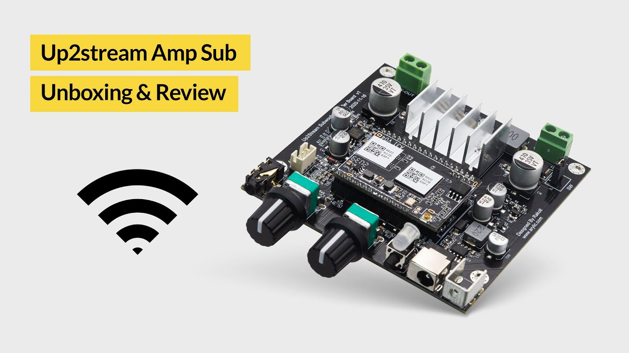 Wireless Subwoofer Amplifier Board Unboxing and Review| Up2stream Amp ...
