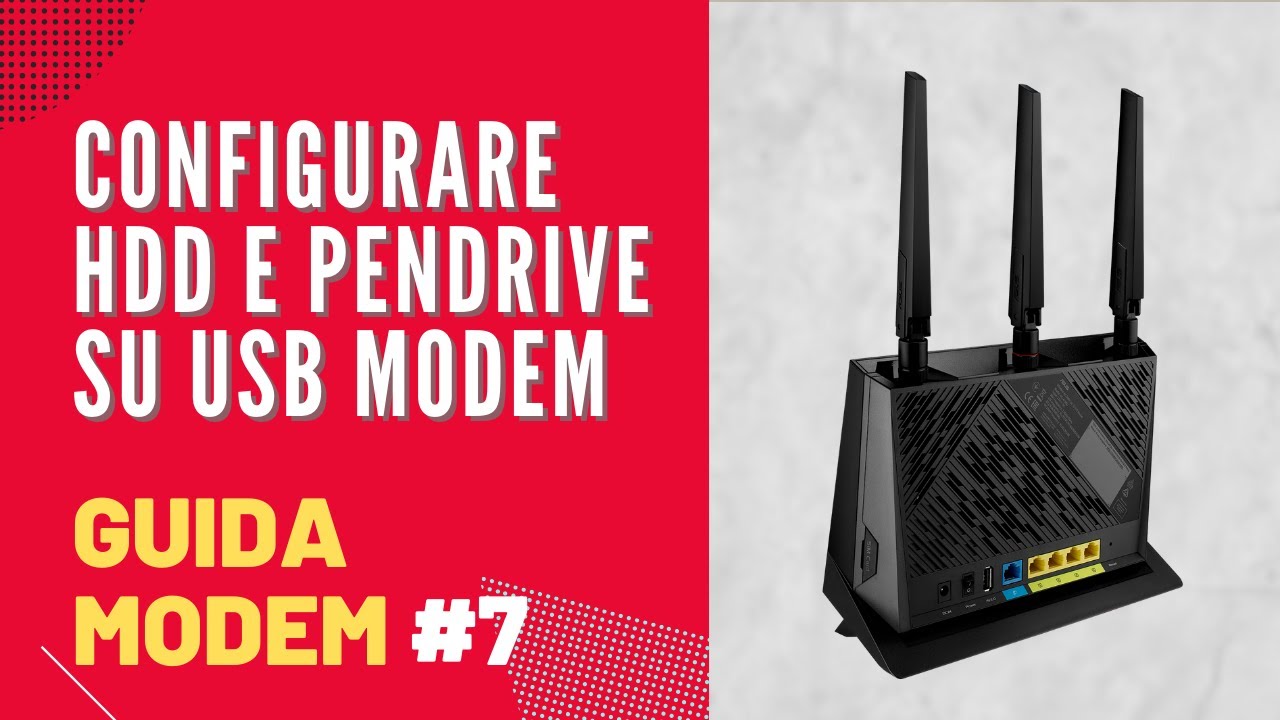 COLLEGARE HARD DISK O PENDRIVE SU USB DEL MODEM // GUIDA MODEM #7 - YouTube