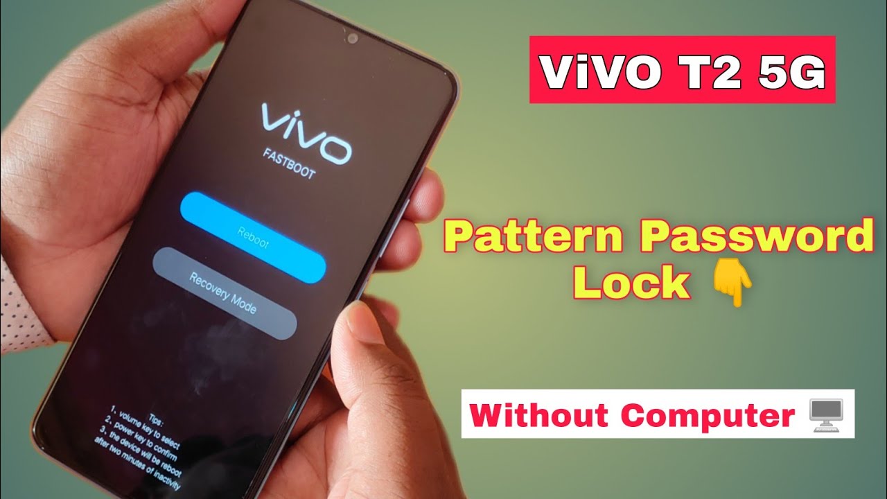 How To Hard Reset Vivo T2 5G | Vivo T2 Remove Screen Lock Pattern Pin ...