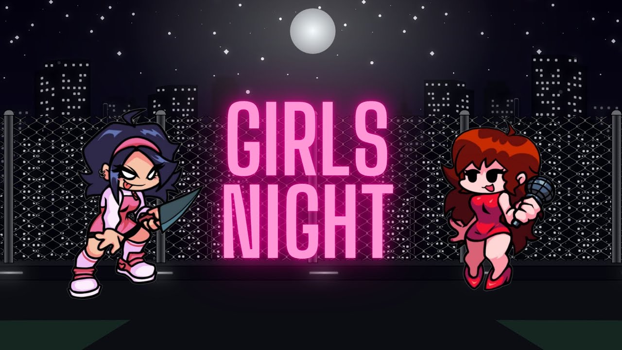 FNF Girls Night Mod | for mobile in gamebanana - YouTube