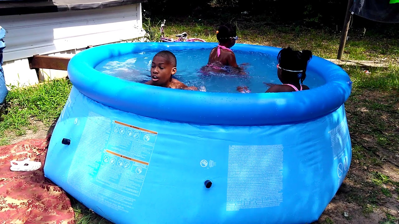 My pool summer fun day - YouTube