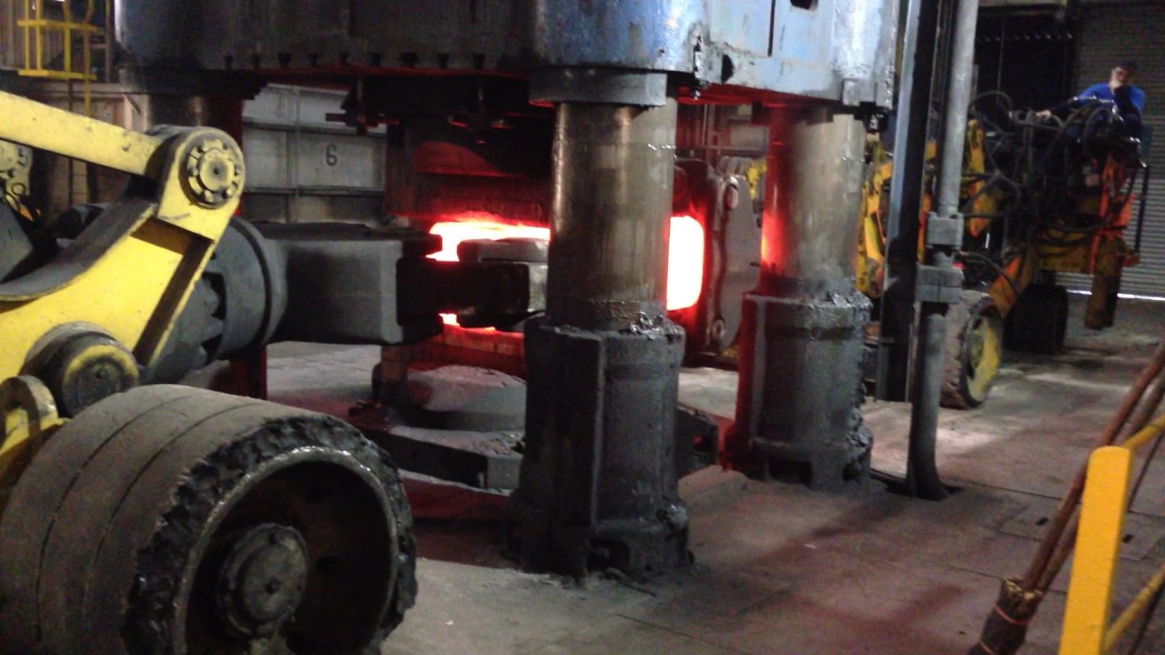 Forging Process of 24" Ingot - YouTube