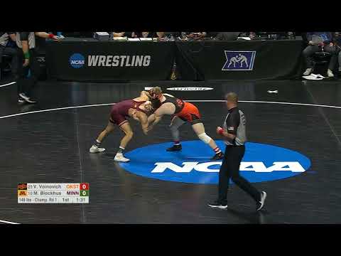 Michael Blockhus (Minnesota) vs Victor Voinovich (OklahomaSt) NCAA ...