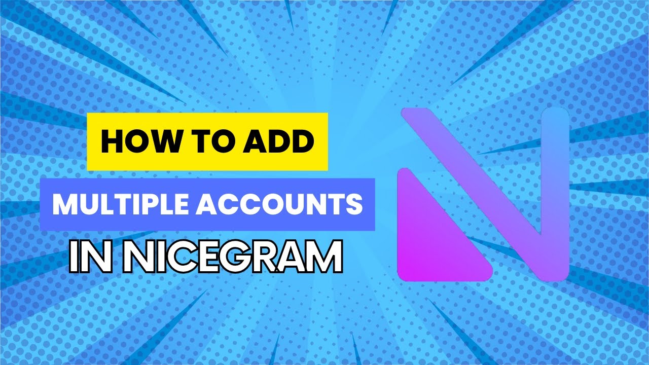 How to Add Multiple Accounts on Nicegram #NicegramChallenge # ...