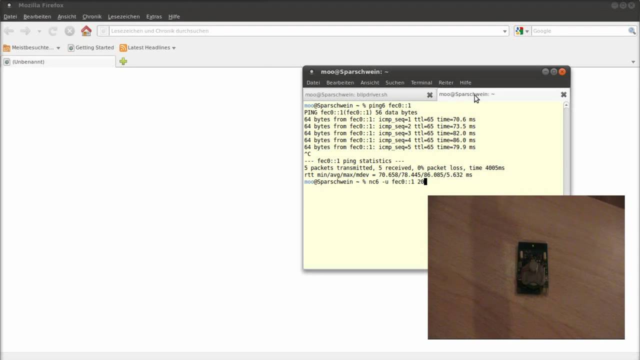 TinyOS Example Webserver - YouTube