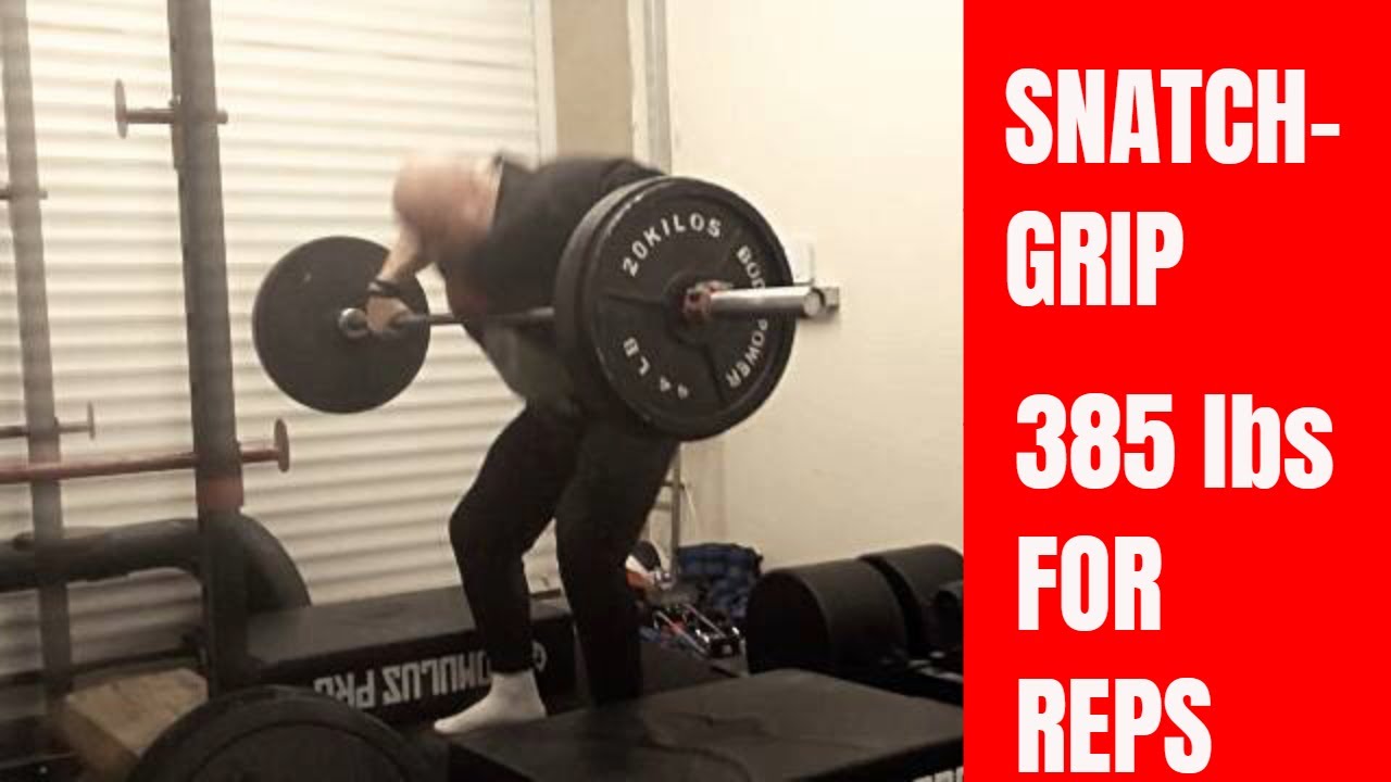 GET YOKED BEYOND A JOKE WITH HEAVY REPETITION SNATCH GRIP HIGH PULLS ...
