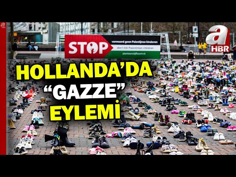 Hollanda'da İsrail'in öldürdüğü çocuk ve gazeteciler anıldı | A Haber