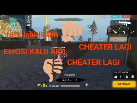 CHEATER LAGI CHEATER LAGI WIK WIK WIK. GARENA FREEFIRE