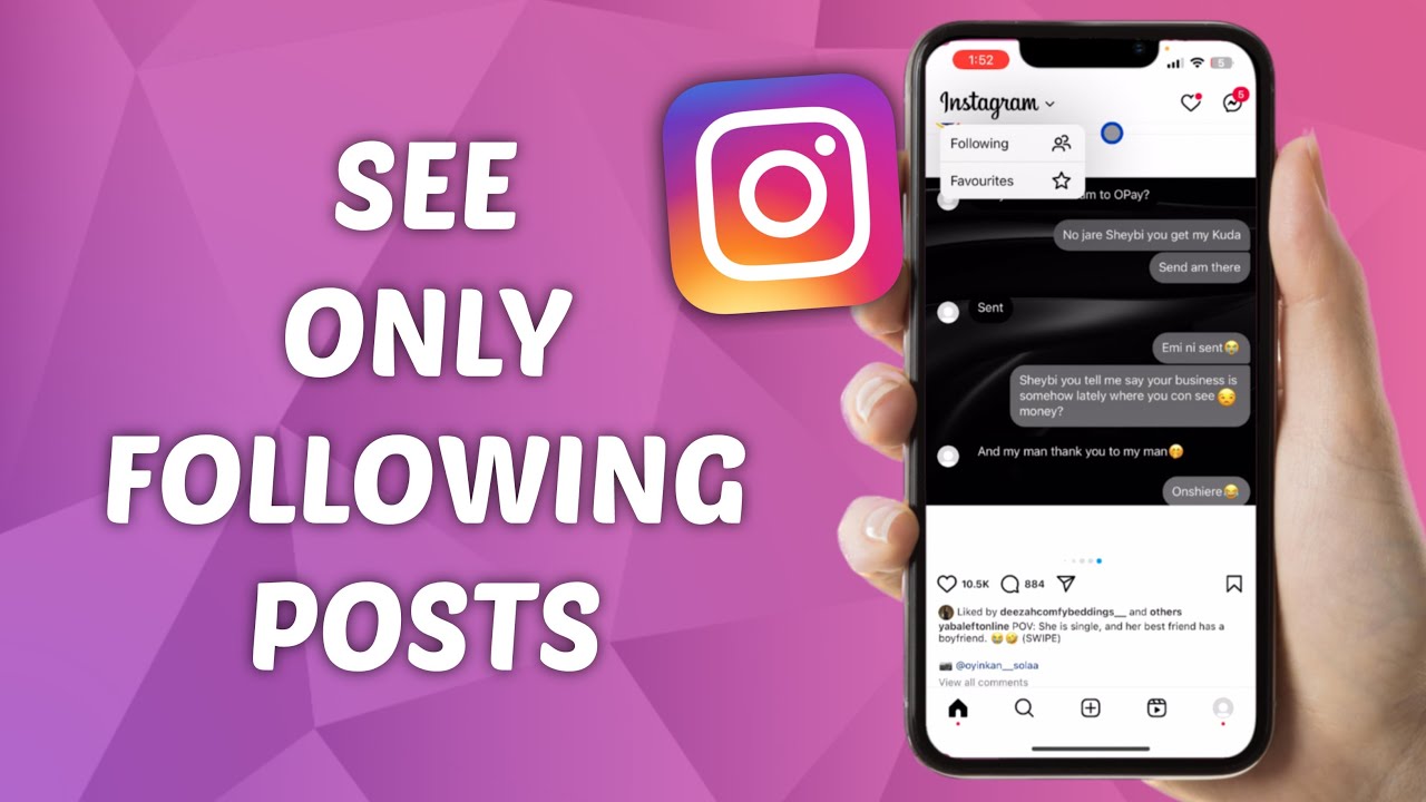 How to See Posts from Only Accounts You Follow on Instagram - YouTube