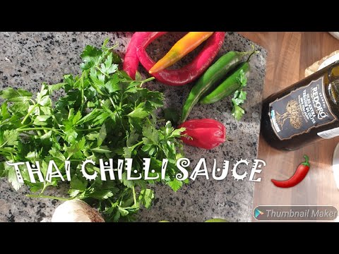 THAI CHILLI SAUCE 🌶 in 2 minutes HOT HOT | prik nam pla | #Thailand #chillsauce #lime #priknampla
