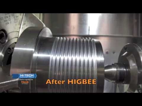 Hi-Tech Machine Tools (Mazak QSM 200 Higbee Cut) - YouTube