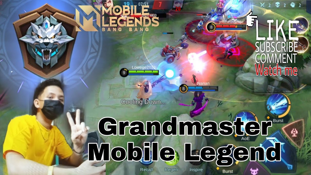 Road to Grandmaster Mobile Legend - YouTube