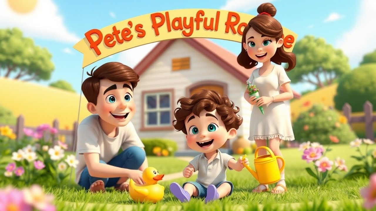 Pete's Playful Routine || @Kidsloveyoutube || Nursery Rhymes - YouTube