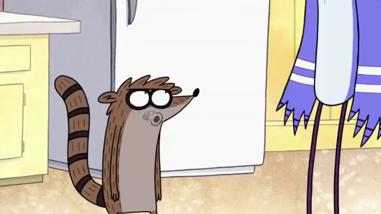rigby funny moment - YouTube
