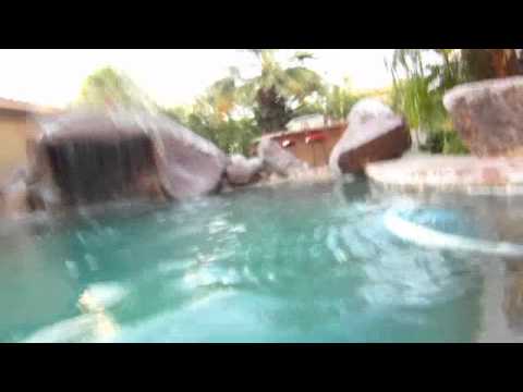 my girls playing with the GoPro HD in the pool - YouTube