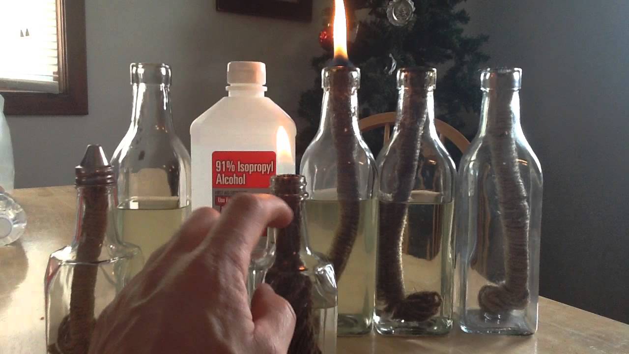 Alcohol Candles - YouTube