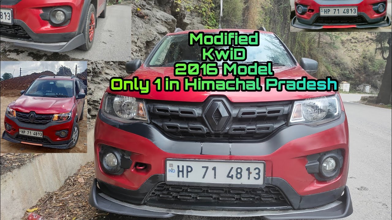 Renault Kwid 2016 Model Modified and having mota hi gach🎧 sysytem😂😂😂 ...