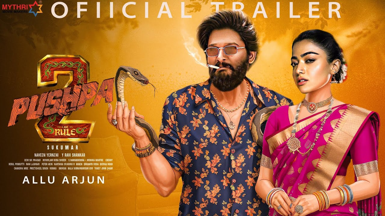 Pushpa 2 - The Rule Hindi Trailer | Allu Arjun, Rashmika | Mythri Movie ...
