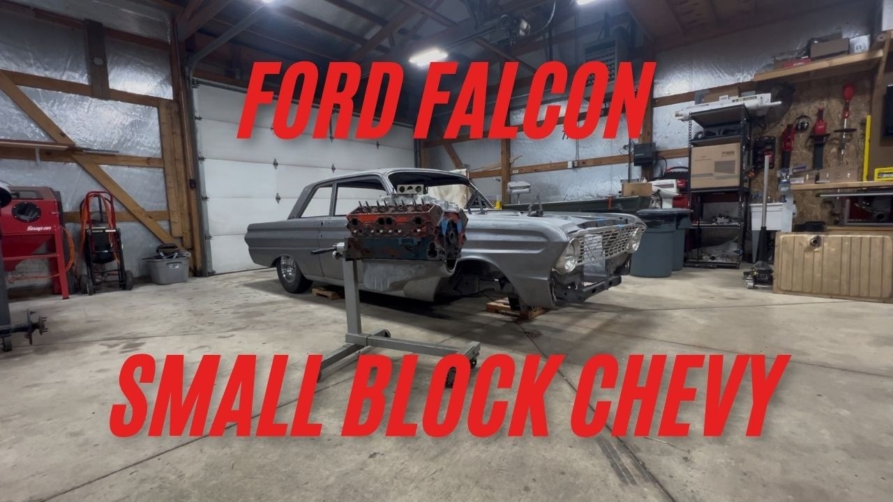 Small Block Chevy VS Ford Falcon! Will it Fit? | Mock Up Engine Install ...