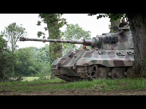 D-DAY. Tiger II & Sherman Firefly in Normandy Omaha Beach