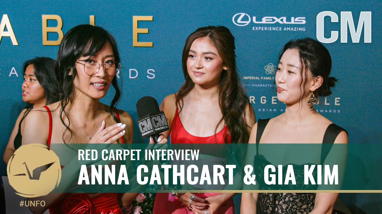 Anna Cathcart Crashes Gia Kim's Red Carpet Interview | UNFO 2023 Red ...