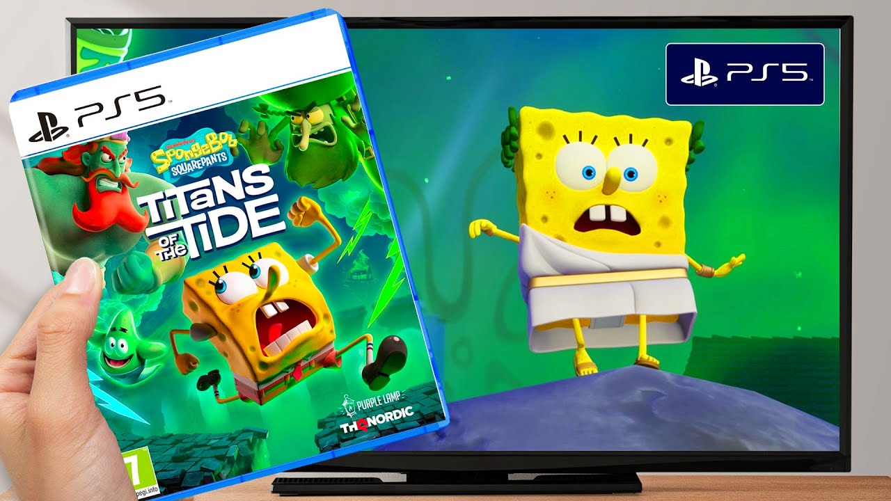 Playing SpongeBob SquarePants: Titans of the Tide on PS5 in Performance ...