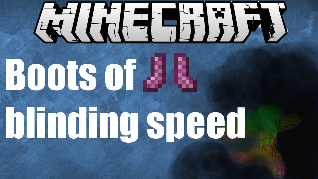 [Morrowind] Boots of Blinding Speed in Vanilla Minecraft! - YouTube